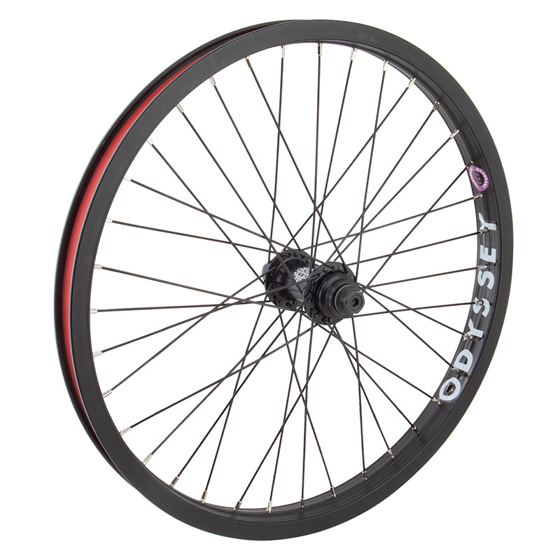 Odyssey Quadrant Front Wheel - 20" 3/8" x 100mm Rim Brake Black Clinch ...