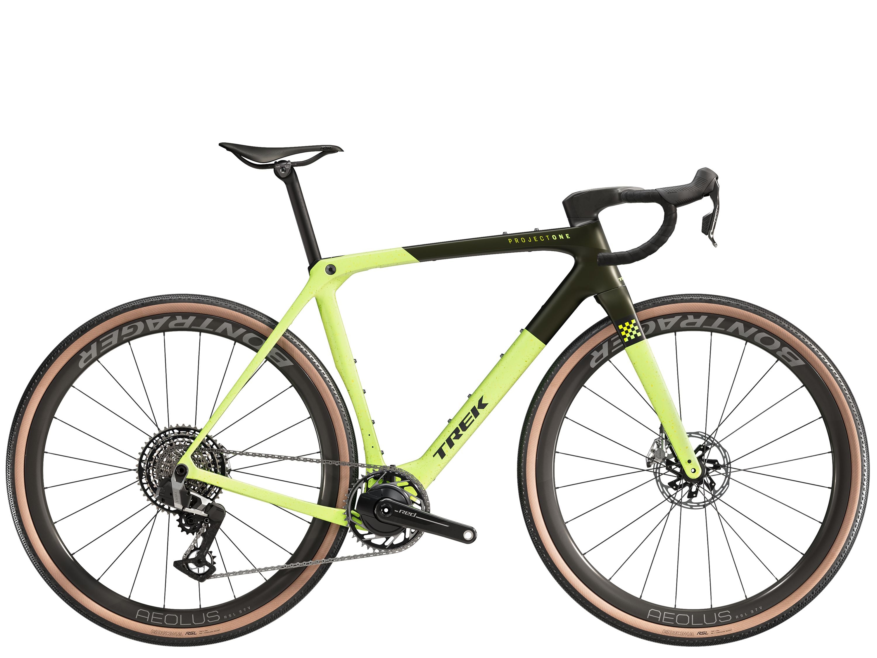 Checkmate SLR 9 AXS XL Olive Drab/Glowstick – Green Fleet Bicycle Shop