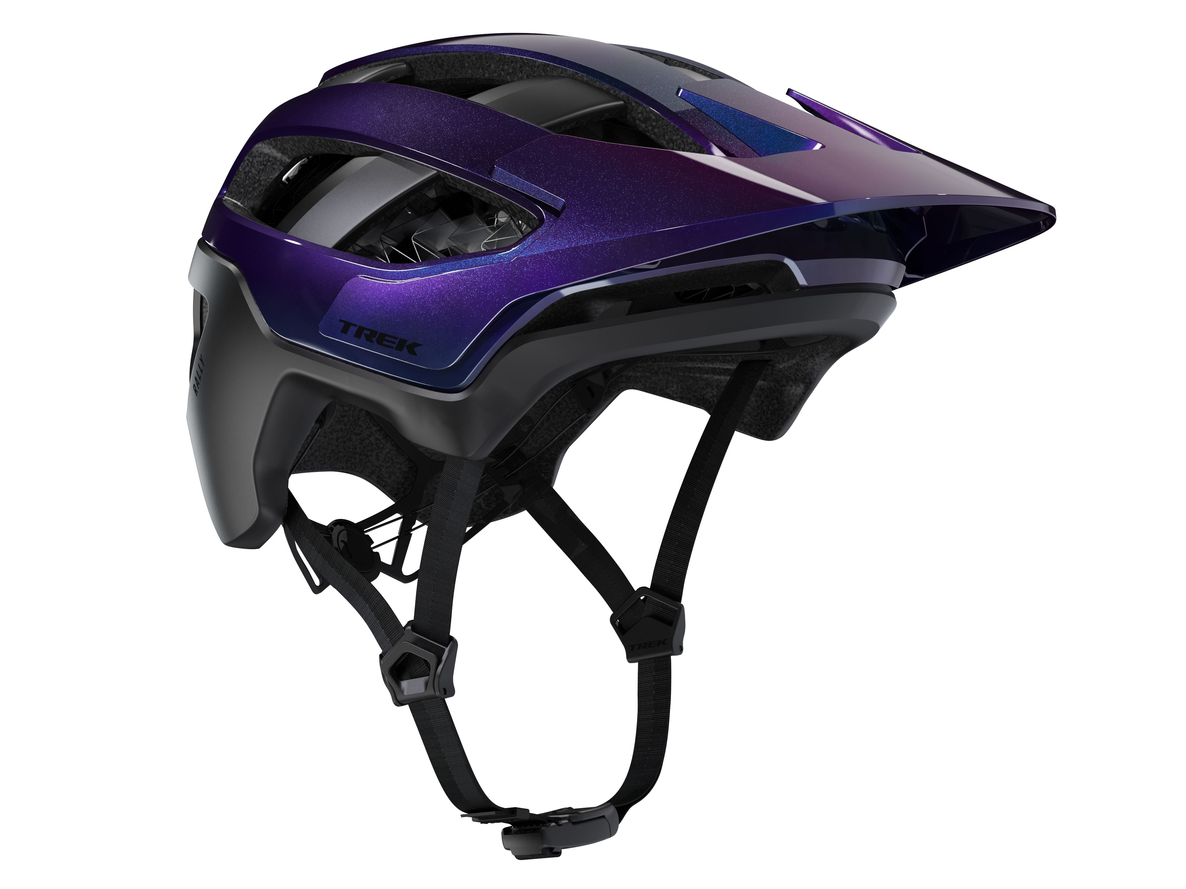Helmet Trek Rally WaveCel Large Purple Flip/Black CPSC – Green Fleet ...