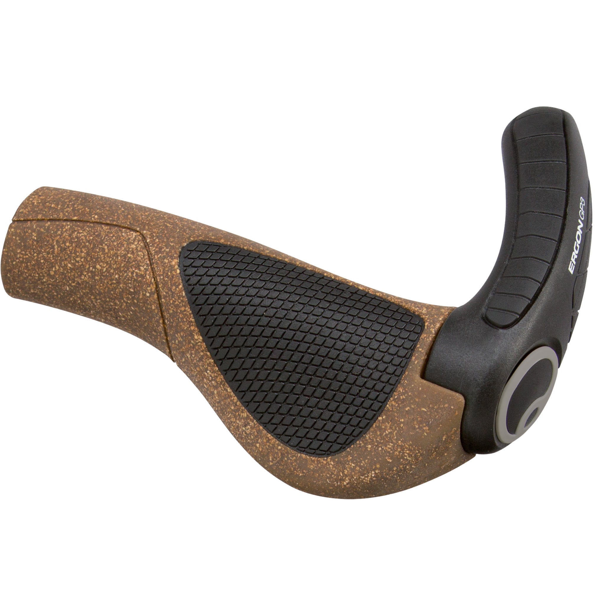 Ergon GP3 Evo BioKork Grips - Lock-On Small Black/Tan – Green Fleet ...